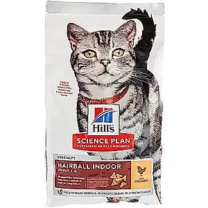 Hill's Feline Adult Indoor Cat Chicken Dry Mix 1.5 kg