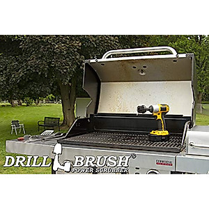 BBQ Accessories - Grill Brush - Ultra Stiff Bristle - Scrub Brush - Gas Grill - Electric Smoker - Propane Grill - Rust Remover - BBQ Brush - Baked-On Food - Grease - Grill Scraper - Graffiti Remover