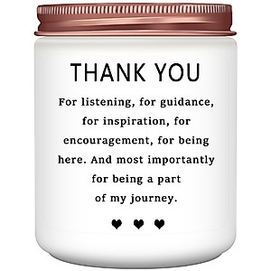 NANOOER Thank You Gifts for Women, Mom, Men, Coworkers, Cool Gifts for Coworkers, Appreciation Gifts for Coworkers, Thank You Candle, Thanksgiving Birthday Christmas Gifts for Women