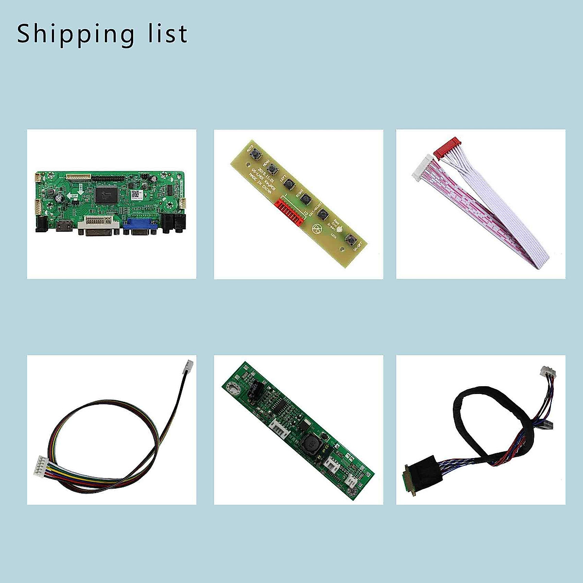 LCDBOARD HDMI Audio Controller Board for 13.3 inch 1280x800 N133IGE B133EW07 LTN133AT09 LP133WX2 LP133WX3-TLA1 B133WE04 30Pin LVDS Screen