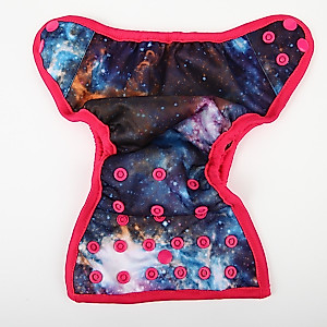 Sigzagor Newborn Baby Diaper Nappy Cover 8lbs-10lbs (Solar System)