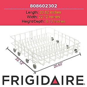 Frigidaire 808602302 Lower Dishrack Assembly