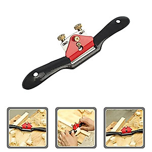 Angoily Planer 1 Set Plane Spokeshave Adjustable Spokeshave Portable Woodworking Planes with Flat Base Wood Working Hand Tool for Wood Craft Wood Craver Wood Working L Hand Tools Hand Tools