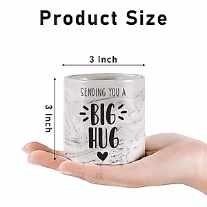 Thinking of You Gift Candles for Women Sending You A Big Hug in A Jar Candle Gifts for Best Friends Get Well Soon Cheer Up Comfort Gifts for Sick Miss You Lavender Scented Candles for Mothers 6oz