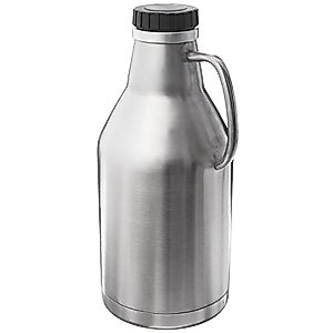 64oz Vacuum Insulated Double Walled Stainless Steel Growler wit...