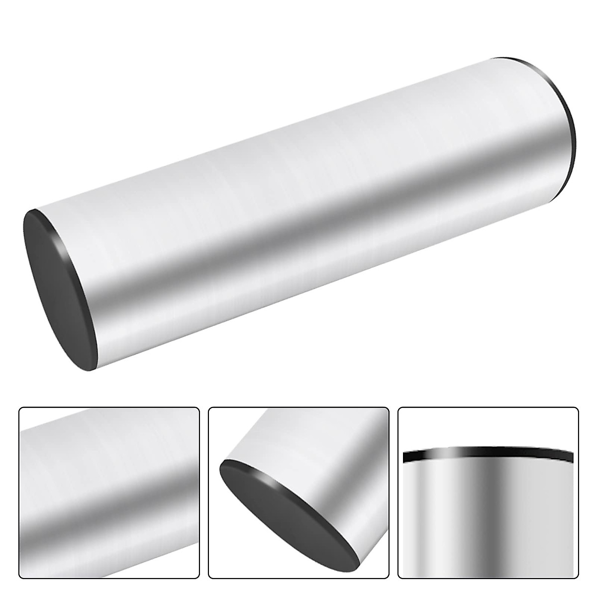 EASTROCK Stainless Steel Cylinder Shaker Percussion Instrument Rhythm Latin Percussion for Professional Band Accompaniment