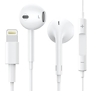 Earbuds Wired for iPhone with Lightning Connector [No Bluetooth Required] Headphones [MFi Certified] Built-in Mic & Volume Control, Earphones Compatible with iPhone 14/13/12/11/XS/X/8/All iOS System