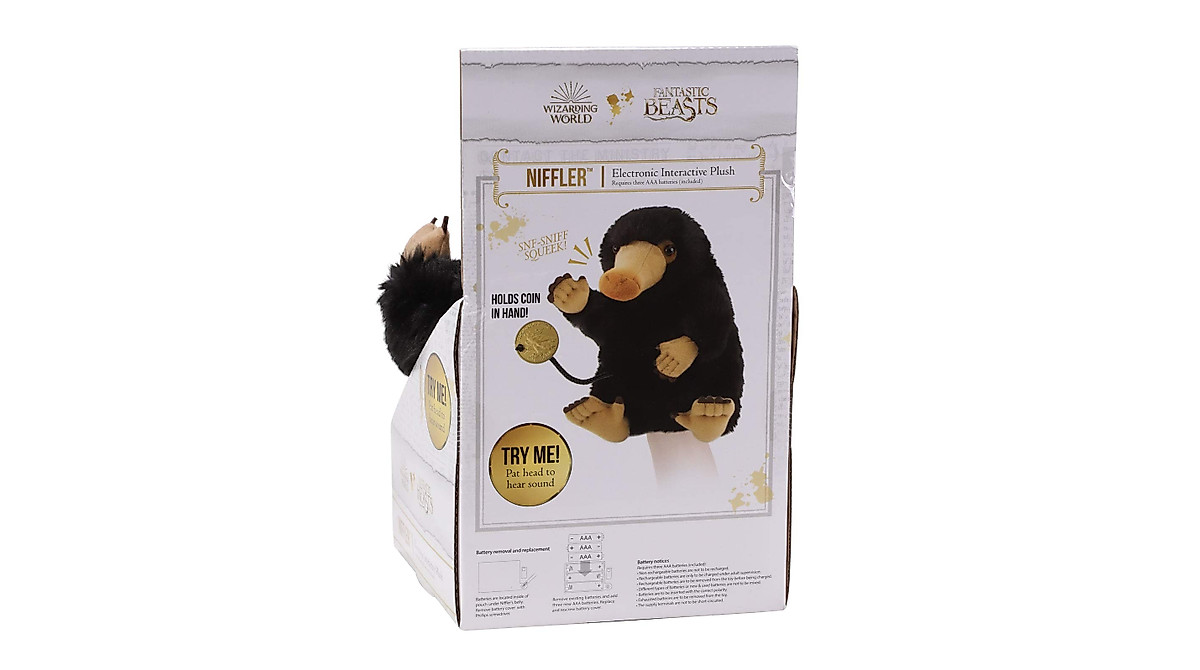 Wizarding World Niffler Electronic Plush Puppet - The Noble Collection