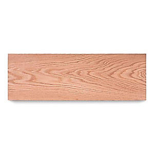 DAKODA LOVE Floating Shelves | Solid Oak | Premium Craftsman Quality | Heavy Duty Hidden Bracket | 200+ Pound Weight Capacity (Natural Oak, 48" L x 8" D)