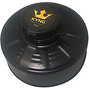 KYNG Tactical 40mm Mask Filter- Emergency Preparedness, Industrial Use, Painting, Welding Prep, Halloween Mask, Upgraded Premium Black 40mm Filter, Sealed