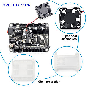 CNCTOPBAOS 1610 PRO CNC Milling Machine,with GRBL Offline Controller,3 Axis Desktop DIY Mini CNC Router Kit Engrave Carving PVC,PCB,Acrylic,Wood Cutting Engraving Machine CNC1610 Pro