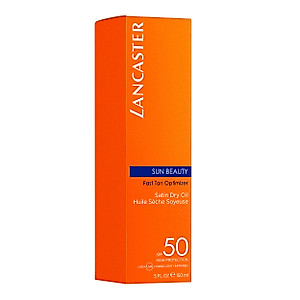 Lancaster Sun Beauty Dry Oil Fast Tan Optimizer SPF 50, 5 Ounce