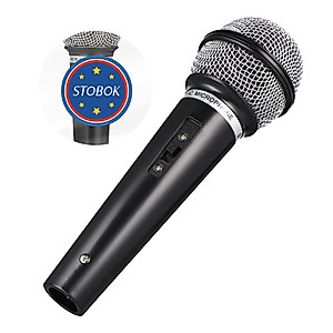 Zerodeko 1PC Plastic Microphone Model, Kids Microphone Pretend Microphone Toy, Fake Microphone Prop for Birthday Party Favors Pretend Play or Performance Costume Prop