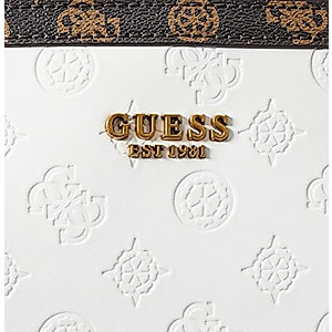 Guess ABEY PB855823 shopper bag white logo, White