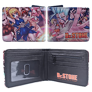 Amatensu Anime Characters Shishio Tsukasa wallet Amber wallet Asagiri Gen wallet Ishigami Senkuu wallet D