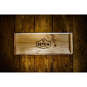 Indoor / Outdoor Herb Garden Kit - Classic Wood Planter Box with Herb Seeds, Plant Stakes and Expanding Wondersoil - 16" Long x 6" Wide x 6" Tall (will fit in windowsill up to 6" deep) (Cedar Wood)