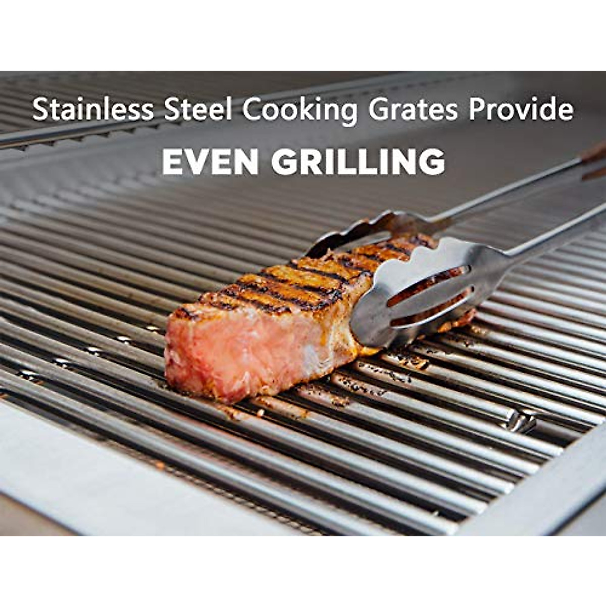 Uniflasy Grill Cooking Grate for Nexgrill 4-5 Burner Grills 720-0830H 720-0783E 720-0697 720-0773 720-0888 720-0783C Grill Parts Master Forge 1010037, 17 1/4 Inch