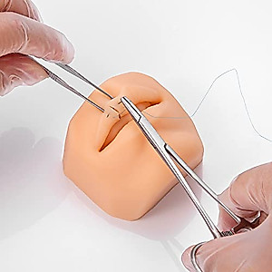 Ultrassist Soft Silicone Mouth Model for Practicing Suture, Silicone Flexible Model for Education Display, Rubber Mouth for Teaching Instructions
