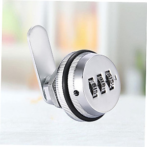 Uonlytech 2pcs Password Mailbox with Lock Cupboard Lock 3-dial Code Camlock Code Combination Lock Mailbox Lock Cam Lock for Cabinet Mailbox Cam Lock Code Lock Mechanical Security Door