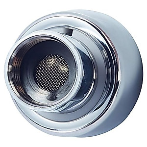 Amazon Basics Rain Shower Head, 6 Inch, Round, Polished Chrome