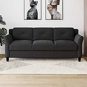 Lifestyle Solutions Harrington Sofa, Black