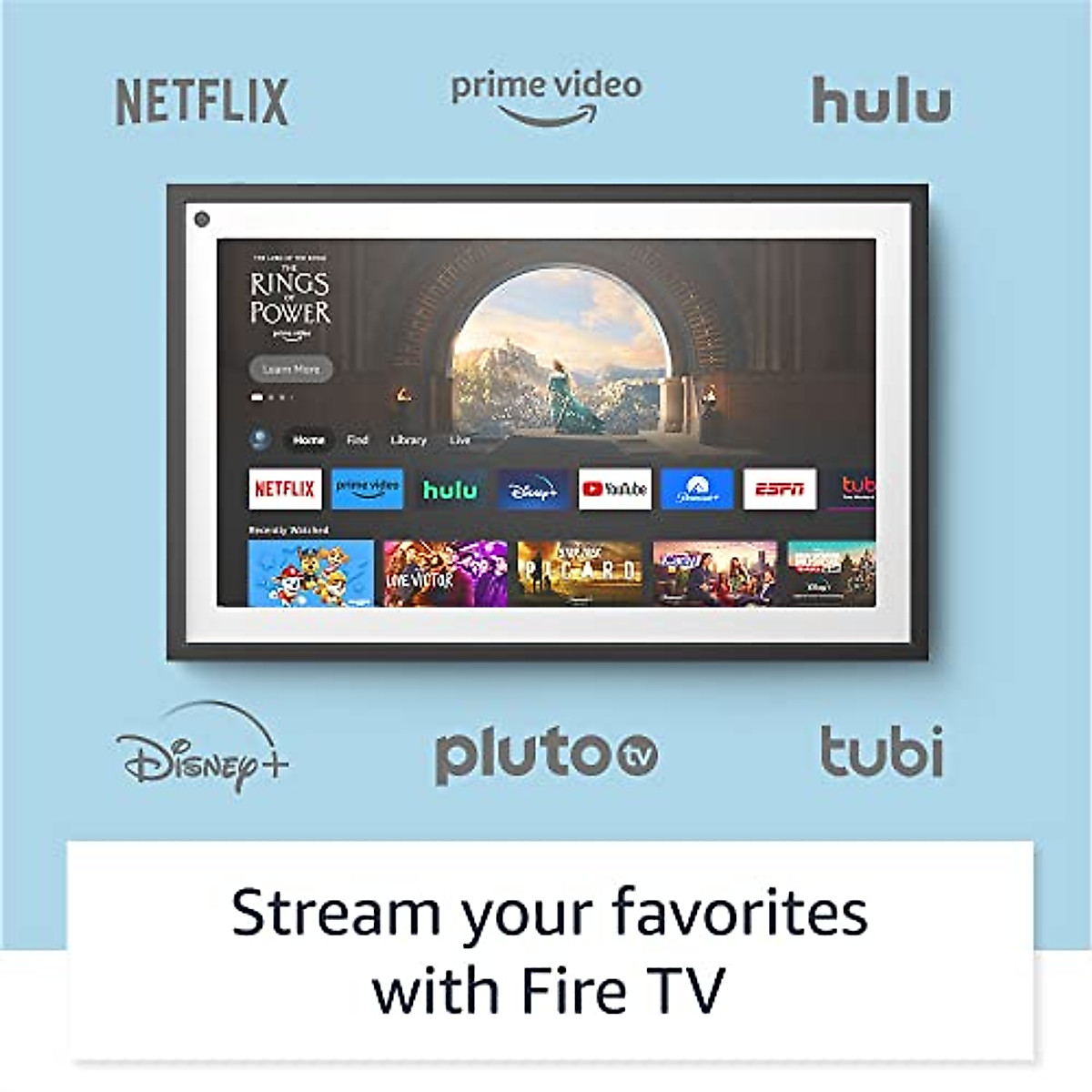 Certified Refurbished Echo Show 15 | Full HD 15.6" smart display with Alexa and Fire TV built in | Remote included