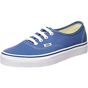 Vans Unisex Authentic Navy Canvas VN000EE3NVY Mens 10.5, Womens 12