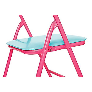 Minnie Mouse Activity – Folding Childrens Table & Chair Set – Includes 2 Kid Chairs with Non Skid Rubber Feet & Padded Seats – Sturdy Metal Construction