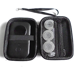 AMSAMOTION Label Maker Case for SUPVAN E10 Mini Bluetooth Label Printer, Extra Interior Mesh Pocket Fits Label Paper Cable