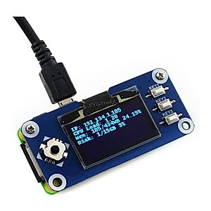 1.3inch 128x64 OLED Display HAT for Raspberry Pi 4 3 Jetson Nano SPI/I2C Interface with Embedded Controller @XYGStudy