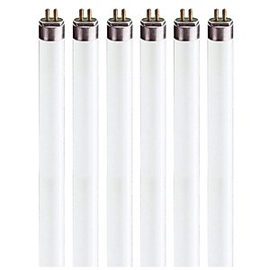 F8T5 Flourescent Light Bulbs - 12 inches Under Cabinet Bulb - Cool White 4100k 8 Watt Tube Bulb - Pack of 6