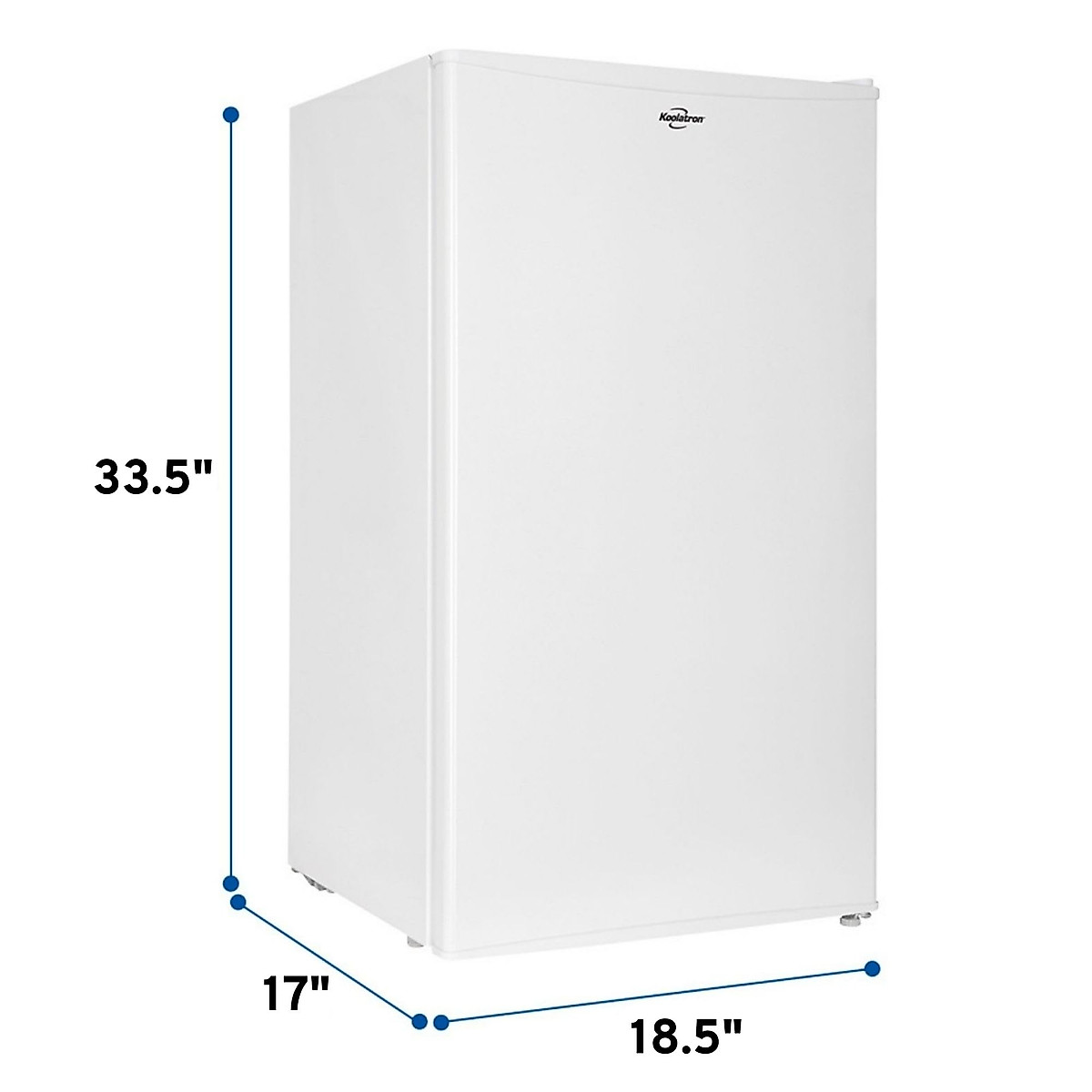 Koolatron Compact Refrigerator with Freezer - Mini Fridge for Bedrooms, Offices Dorms Wine Skincare Beverages Beer & Makeup Retro Cosmetic,Beverage Cooler Neveras Pequeñas para Cuarto white 3.1 cu ft