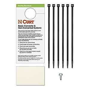 CURT 56077 Vehicle-Side Custom 4-Pin Trailer Wiring Harness, Fits Select Pontiac Montana, Saturn Relay, Buick Terraza, Chevrolet Uplander