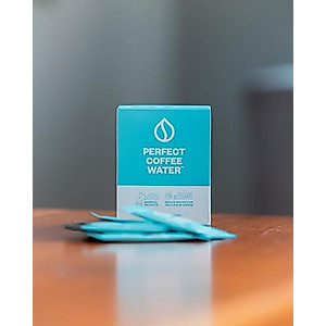 Perfect Coffee Water™ Minerals for Creating The Best Water to Brew Coffee, Optimize Your Coffee Brewing, Brew Better, not Bitter, Coffee. (10, 1 Gallon/4 Liter Stick Packets)