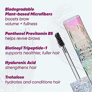 Kosas Air Brow Fluff & Hold Treatment Gel - Tinted | Longwear, Fuller Brows, (Clear)