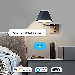 Broadlink Smart Bulb, 10W RGB Dimmable Wi-Fi LED Smart Light Bulbs Color Changing A19 800lm, Works with Alexa, Google Home, Siri and IFTTT, No Hub Required (1-Pack)