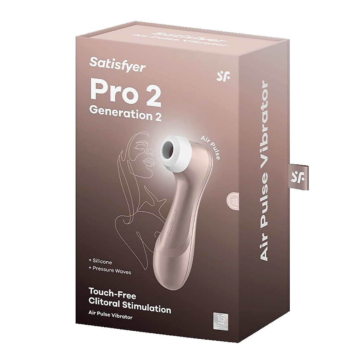 Satisfyer Pro 2 | Clitoral Stimulation | Air Pulse Vibrator | Pressure Wave Vibrator | Waterproof (IPX7) | Rechargeable Battery | Skin-Friendly Silicone