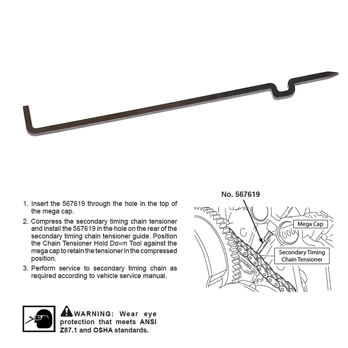 DPTOOL Camshaft Holding Tool Timing Alignment Holder Tool Set Kit for Ford Lincoln Mercury 3.5L 3.7L 4V Engines Replace 303-1248 303-1530 Replacement for OTC 6682