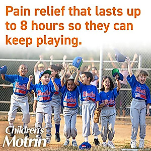 Motrin Children's Dye-Free Ibuprofen Chewable Tablets for Pain & Fever, Grape, 24 Count