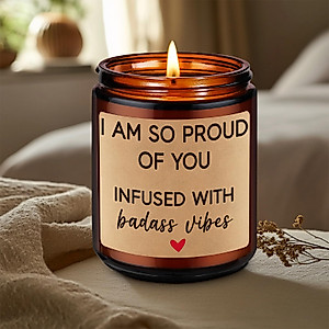 Fairy's Gift Scented Candles - Proud of You Gifts for Her, Him, Graduation Gifts, Congratulations Gifts for Women, Men - Job Promotion Gifts, Divorce Gifts, Badass Women Gifts for Friend, BFF, Bestie