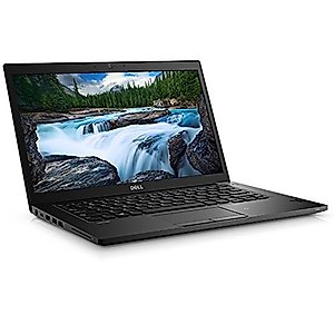 Dell HVC64 Latitude E7480 14" Laptop with Intel Core i7-7660U, 16GB RAM, 512GB SSD, Black (Renewed)