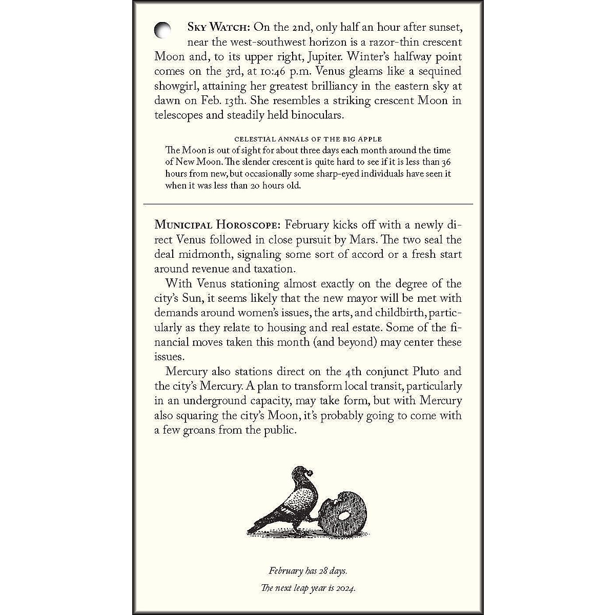 An Almanac of New York City for the Year 2023