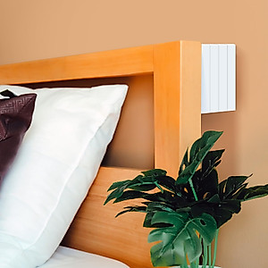 Pangda 3 Rolls Headboard Stoppers for Bed Frame Furniture Bed Stoppers Self Headboard Wall Adhesive Protector Tool Adjustable Anti Shake Pad Soundproof Banging, White