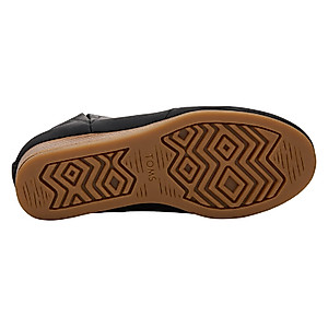 TOMS Girls Clare Fashion Boot, Black PU Nubuck, 1.5 Little Kid