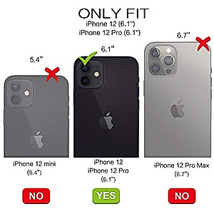 BENTOBEN Compatible with iPhone 12 Case and iPhone 12 Pro Case, Slim Fit Glow in The Dark Soft Flexible Bumper Protective Non-Slip Cases Cover for Apple iPhone 12/12 Pro 6.1" 5G (2020), Nebula/Galaxy