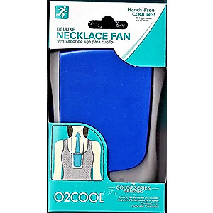 O2Cool 4.5 in. H x 2.25 in. Dia. 1 speed Battery Personal Fan