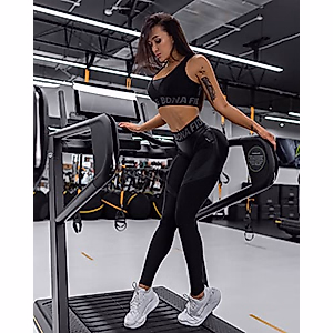 Bona Fide Premium Quality Butt Lifting Leggings for Women with Unique Design and Push Up Effect - High Waisted Tummy Control Legging
