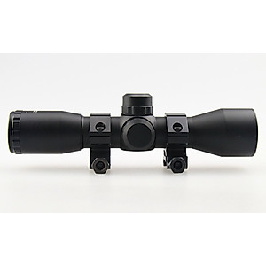 TACFUN - Tactical MIL-DOT Reticle Compact Scope/w Rings