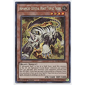 Advanced Crystal Beast Topaz Tiger - BLCR-EN013 - Secret Rare - 1st Edition