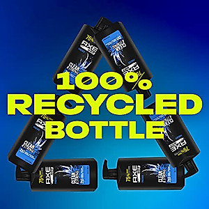 AXE Wash and Care for Clean and Strong Hair Phoenix 2-in-1 Shampoo and Conditioner Crushed Mint and Rosemary 100 percent Recycled Bottle 28 oz 4 Pack